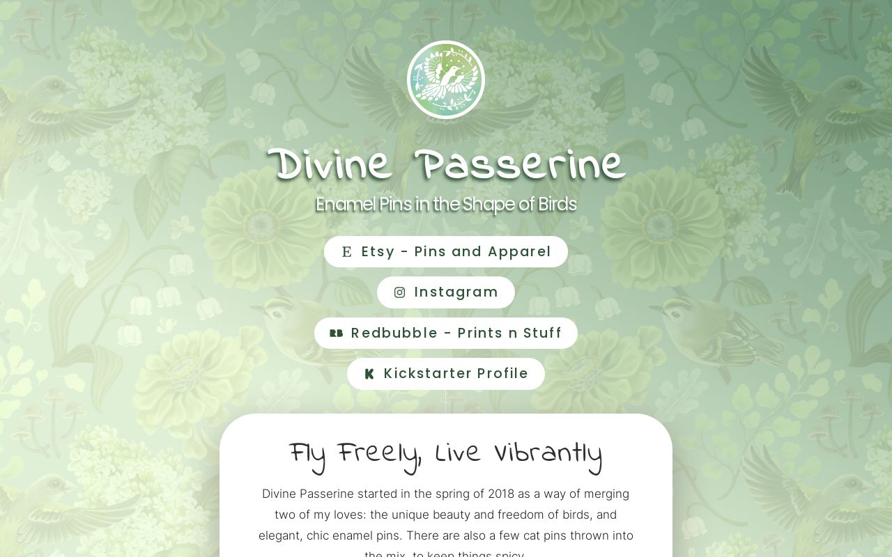 DivinePasserine (green)